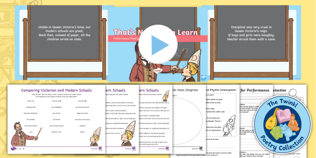'That's No Way to Learn' KS2 Victorian Schools Rhyming Poem
